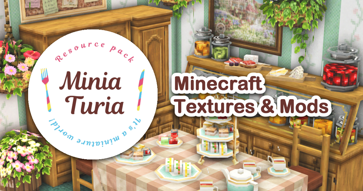 MiniaTuria - Minecraft Textures & Mods