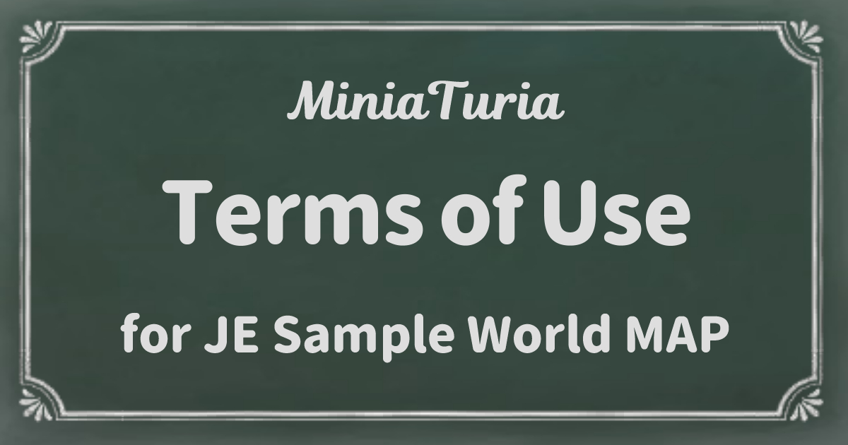 Check Terms of Use (JE Sample World)